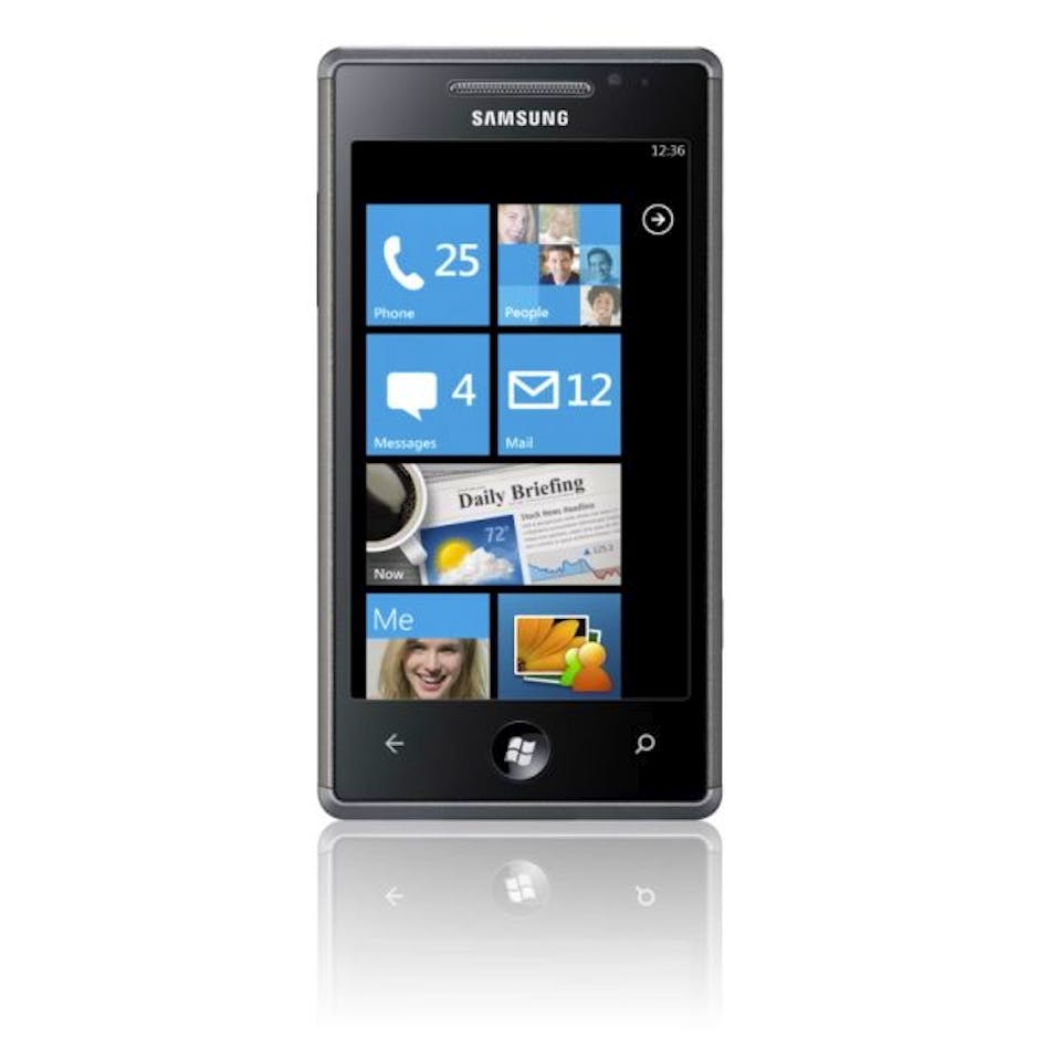 Samsung Launches Windows Phone Mango Duo Recombu 