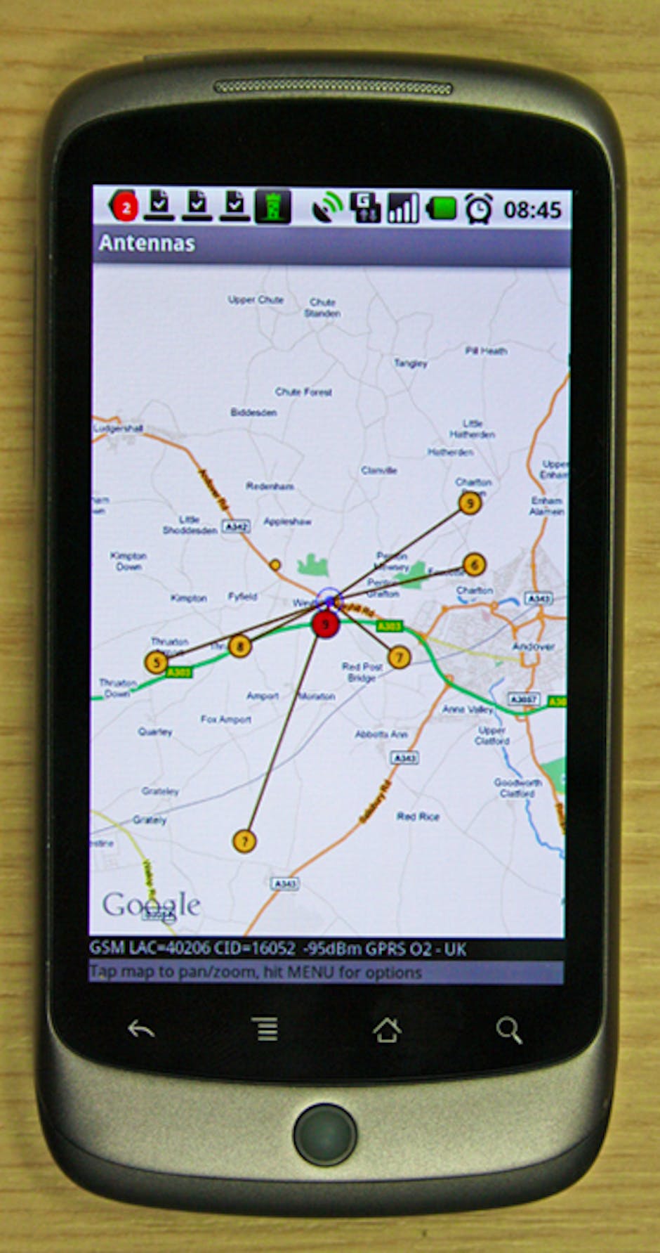 Find the strongest signal with Antennas for Android | Recombu