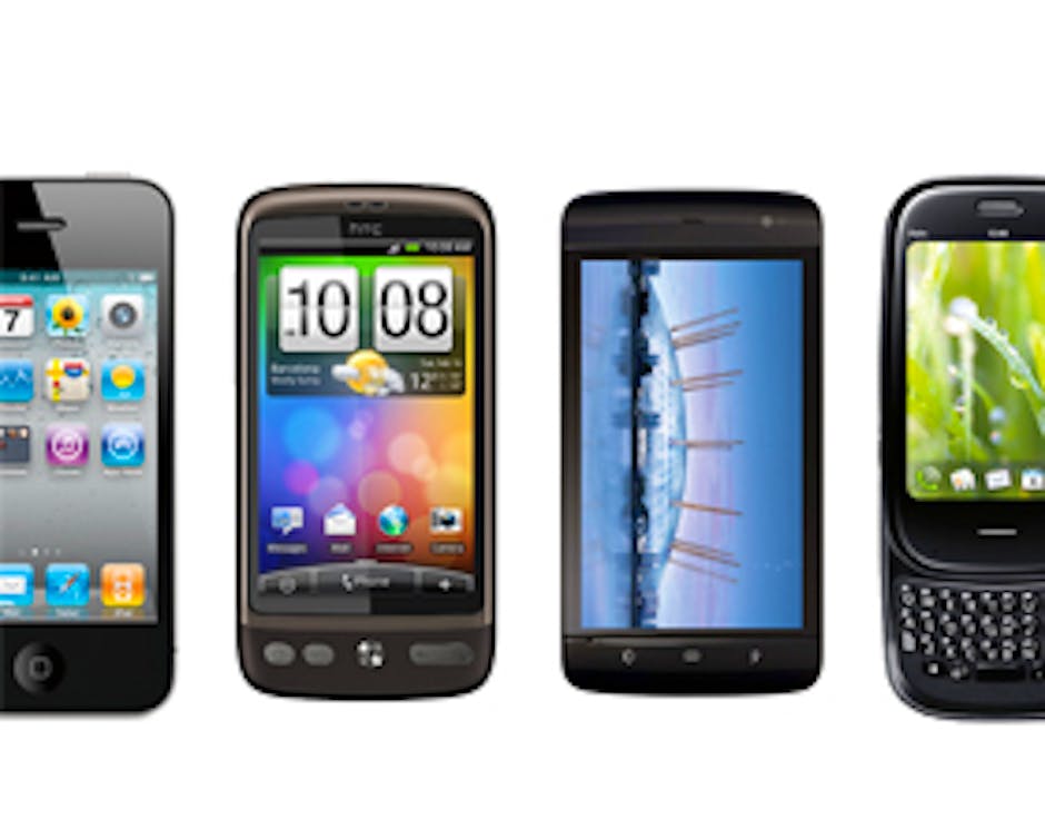 iPhone 4 vs HTC Desire vs Dell Streak vs Palm Pre Plus | Recombu