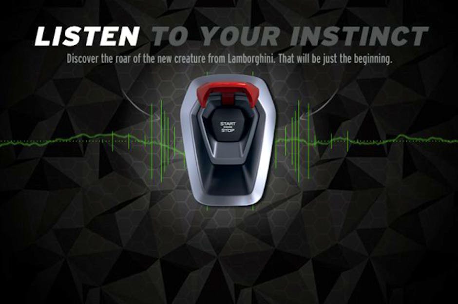 Listen to the incredible engine sound of this mystery new Lamborghini ...