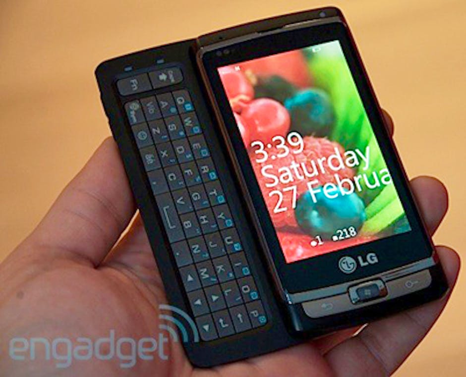 LG Windows Phone 7 prototype shown off to Engadget | Recombu
