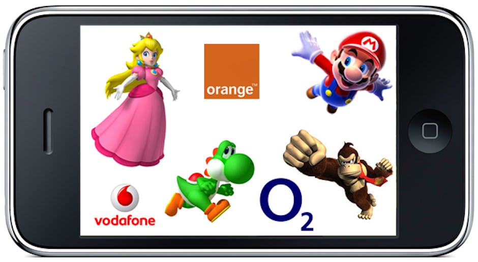 O2 iPhone vs Orange iPhone vs Vodafone iPhone vs Mario | Recombu