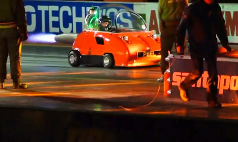 Peel Trident is probably the slowest jet-powered drag racer ever | Recombu