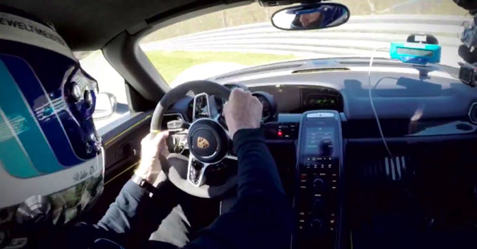 Watch a rally legend lose control of the Porsche 918 Spyder | Recombu
