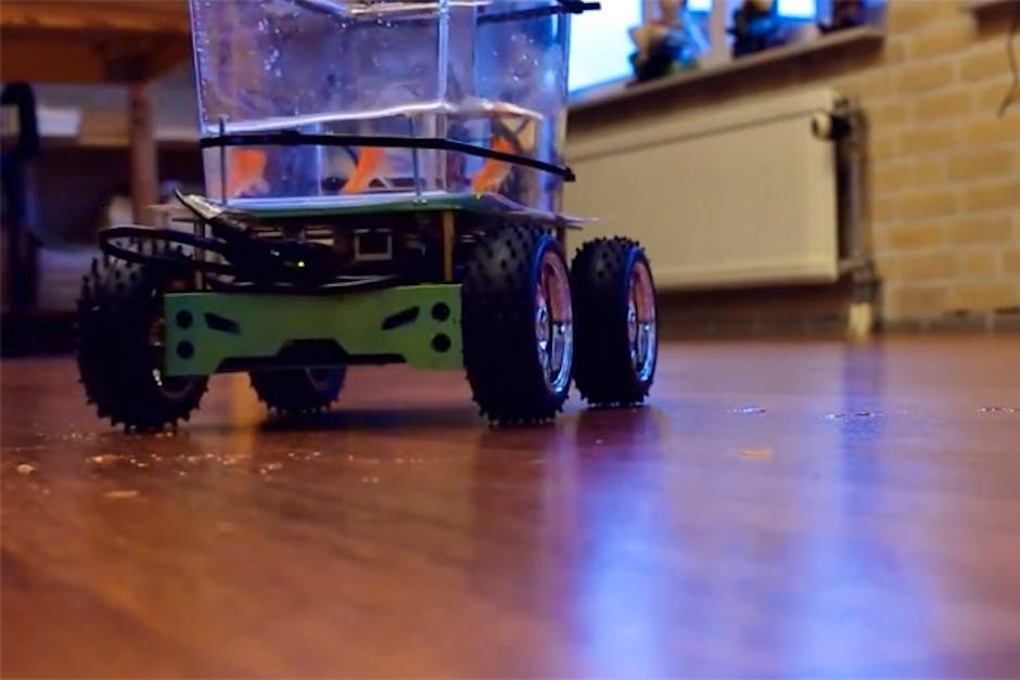 'Fish on Wheels' robot car lets your pet fish drive | Recombu