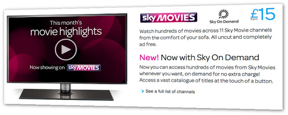 TalkTalk offers half price Sky Movies Boost to existing customers | Recombu
