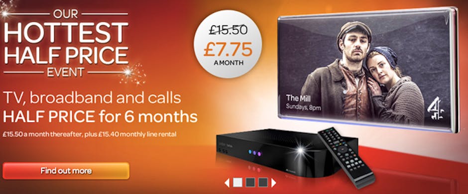TalkTalk launches Plus TV, broadband and phone at half price for six ...