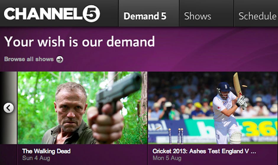 Channel 5’s Demand 5 comes to Freesat Free Time on-demand | Recombu