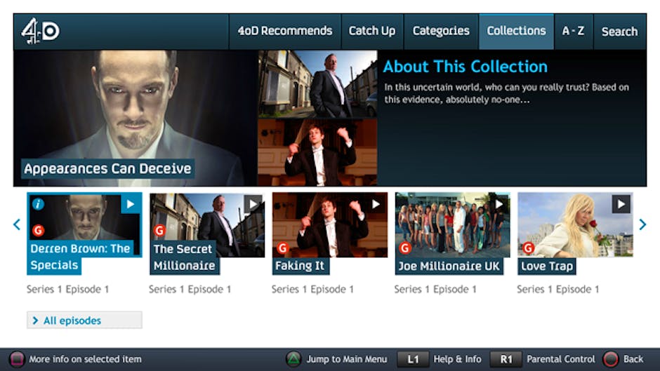 Channel 4 launches new 4oD app for Sony PlayStation 3 | Recombu