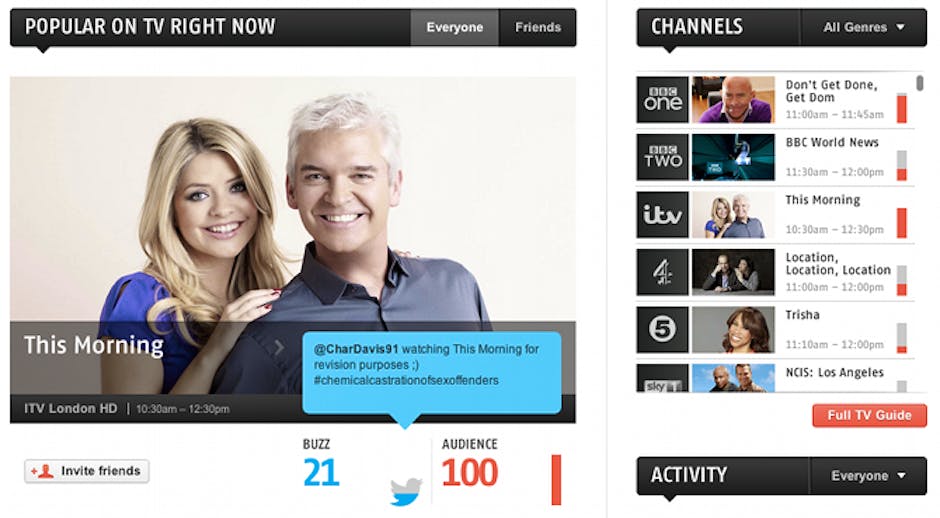 Tweets with iPlayer and catch-up TV coming to Zeebox | Recombu