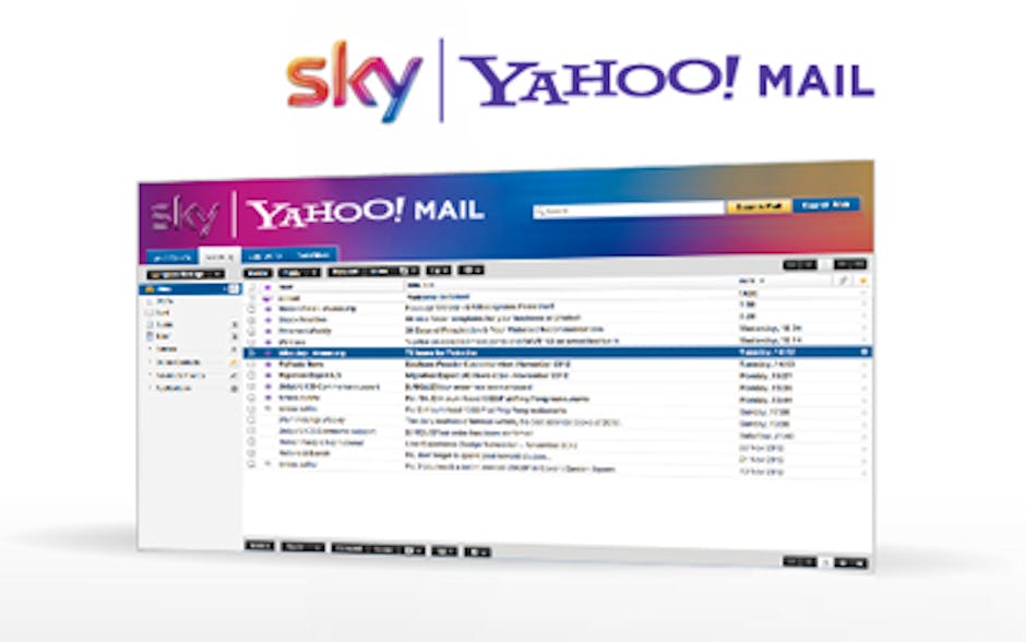 Sky Broadband ditching Sky Email for Yahoo Mail | Recombu