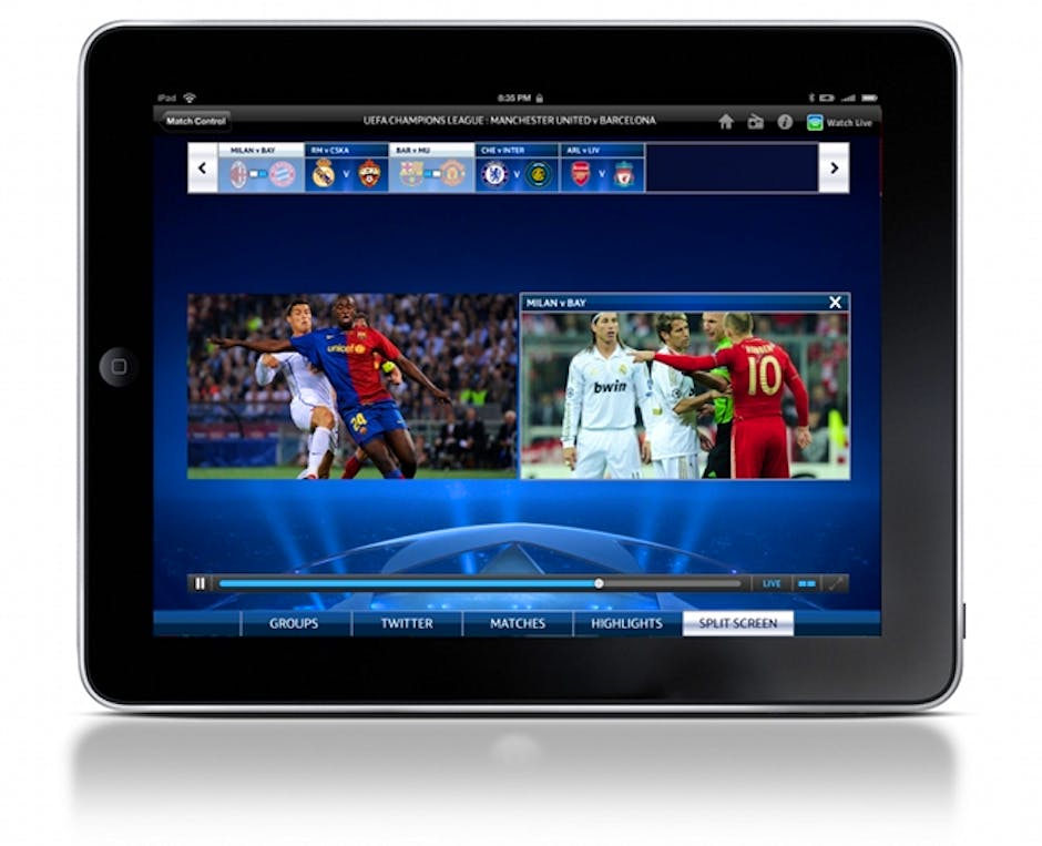 How can I get UEFA Champions League football on TV? Split-screen live ...