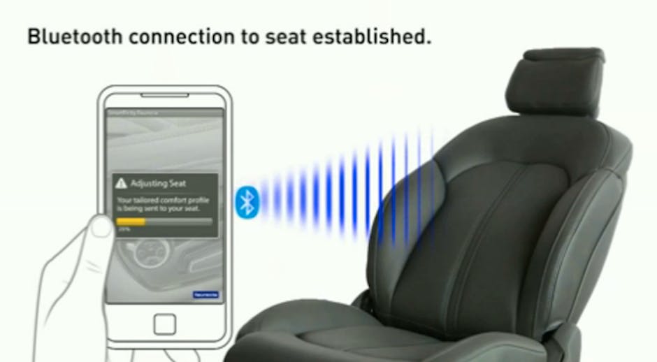 Bluetooth car seat lets you adjust seating position with your mobile ...