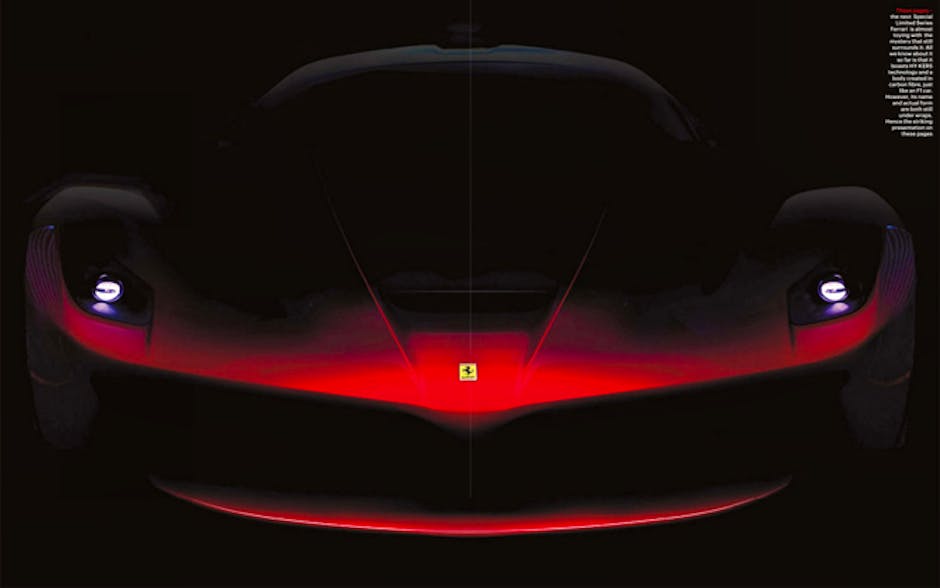 Ferrari 'F150' Enzo replacement teaser pictures emerge | Recombu