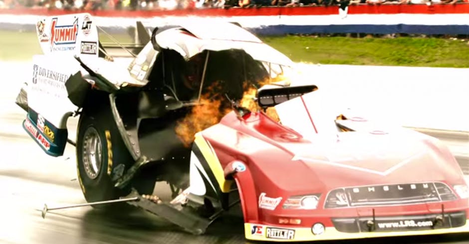 Watch these drag racers explode in gratuitous slow motion | Recombu