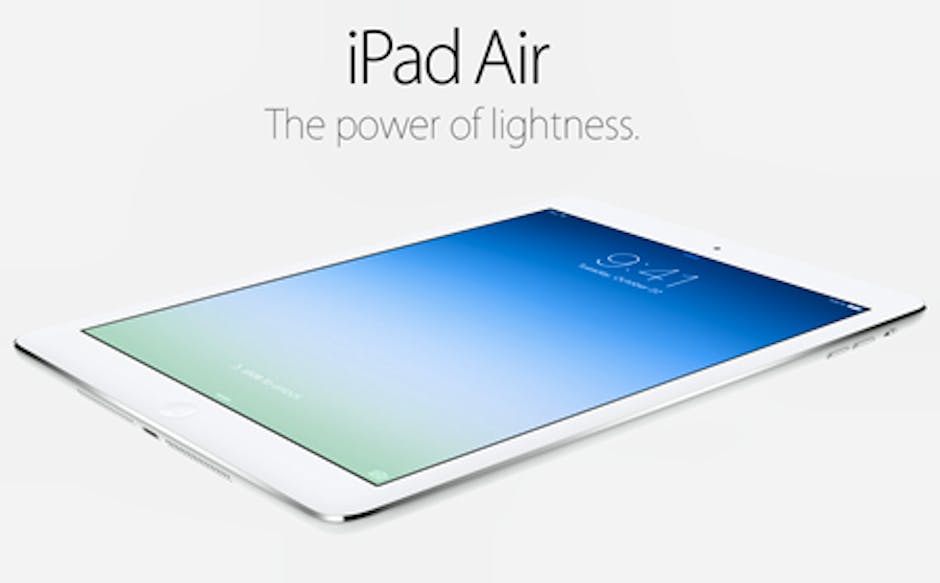 Apple's iPad Air brings a new design both inside and out | Recombu