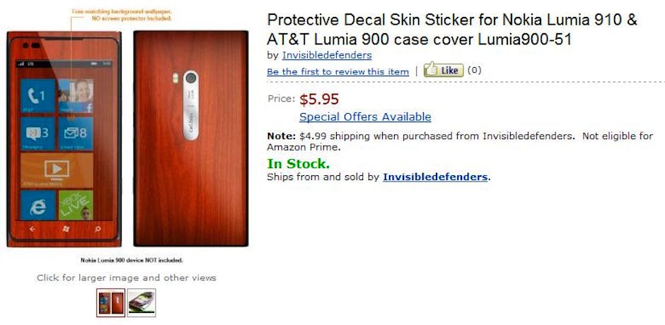 Nokia Lumia 910: Amazon vendor suggests existence | Recombu