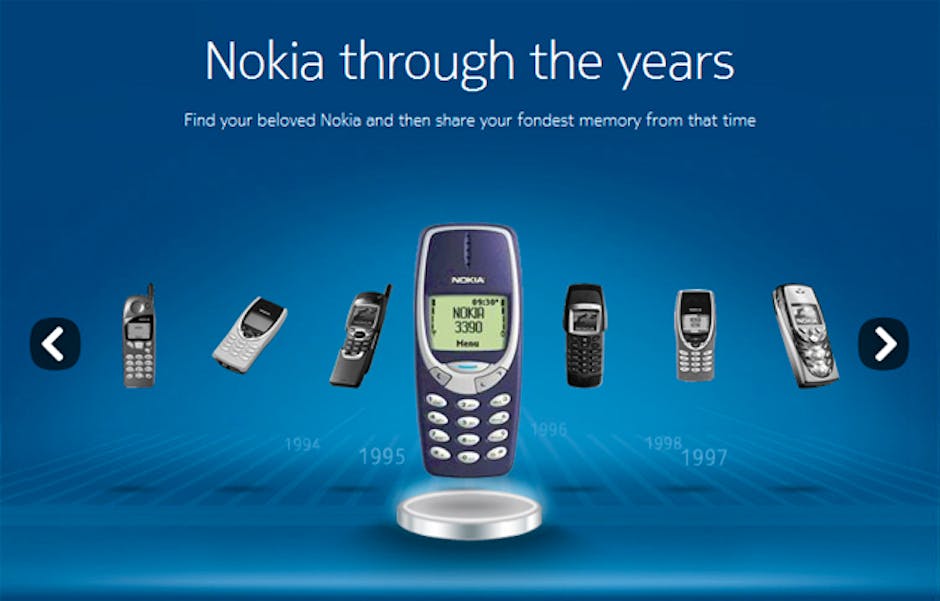 Nokia Time Machine on Facebook: Nokia does a Greatest Hits before ...