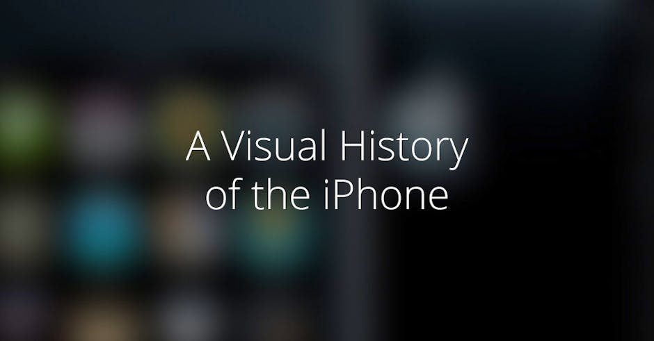 History Of The iPhone: Visual History Of How Apple Changed Everything